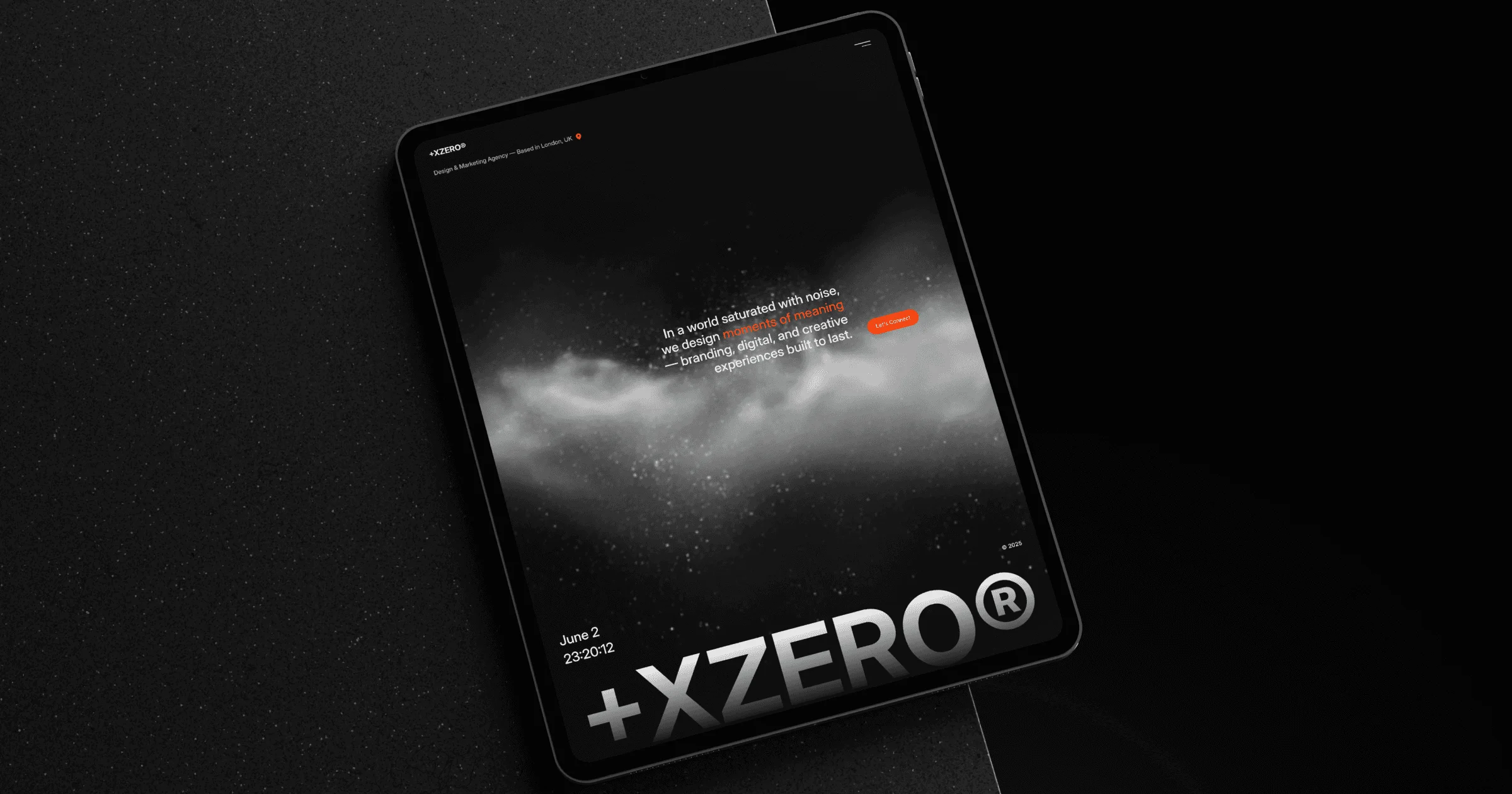 +XZERO® - Design Agency Template on Landbook - get inspired by template ...